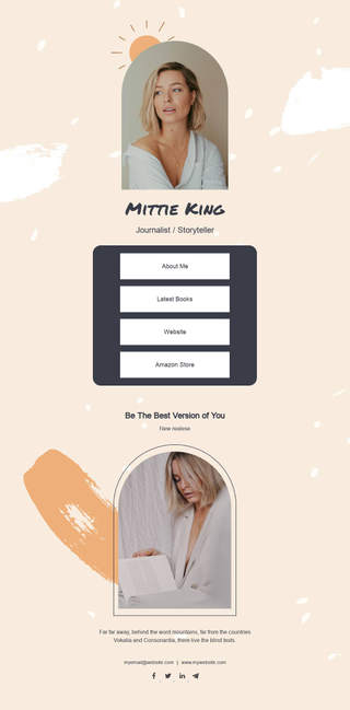 Instagram bio Page Templates - Beefree