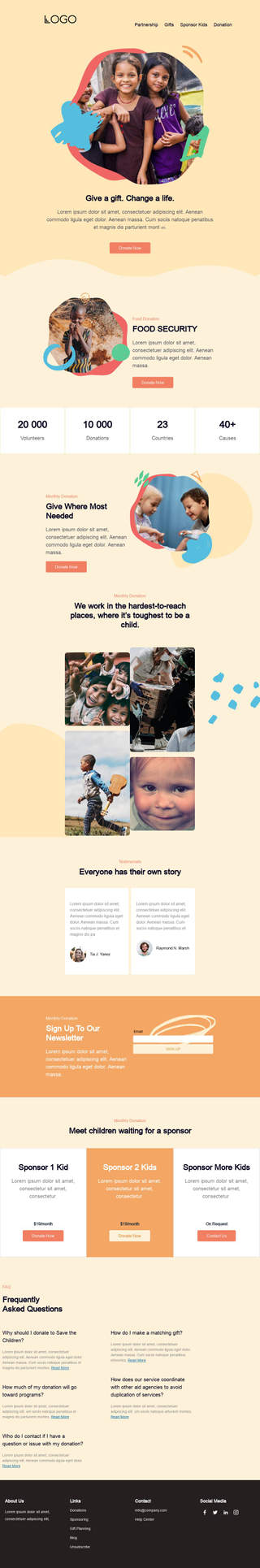 Fundraising Page Templates - Beefree