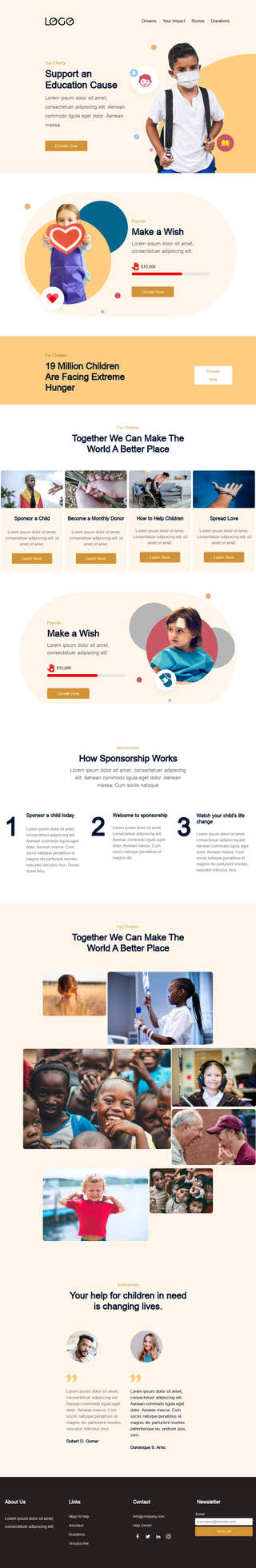 Free HTML Page Templates - Beefree