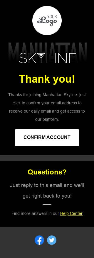 Travel Guide Confirmation | Newsletter Email Template for Travel ...